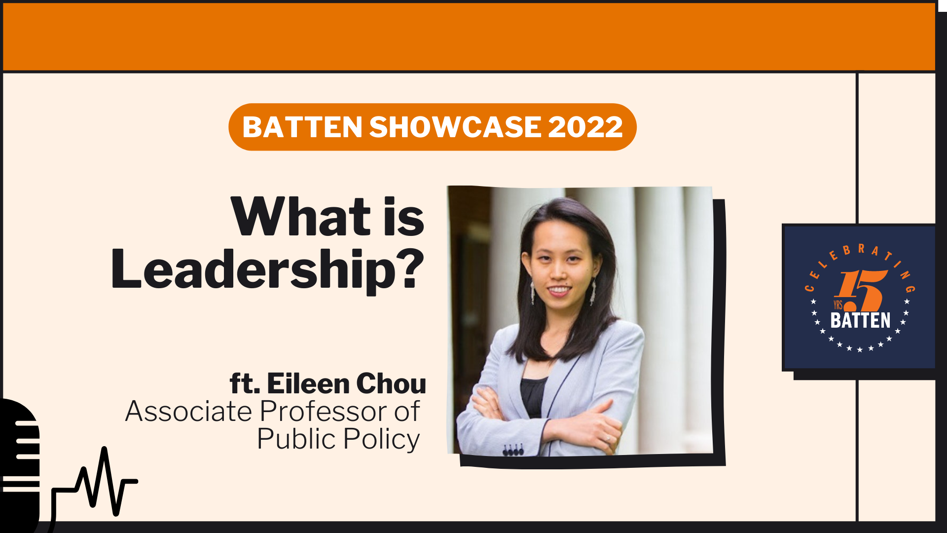 Batten Showcase 2022: What is Leadership? ft. Eileen Chou | Frank Batten School of Leadership ...